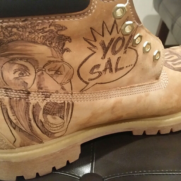 Timberland | Shoes | Leathertattooed Timbs | Poshmark